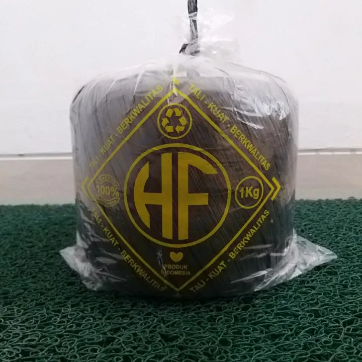 Tali Rafiah Hitam 1 kg Plastik Premium Kuat Tali Plastik | Lazada Indonesia
