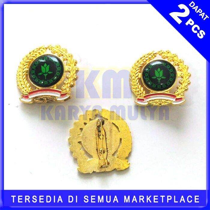 Pin Paskibraka Pin Bros Paskibra Model Padi Dan Kapas Lencana Logo ...