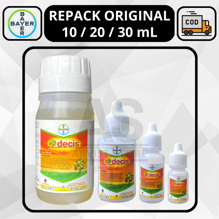 Insektisida DECIS 25 EC Kemasan Repack 10 / 20 / 30 ML Pestisida Obat ...