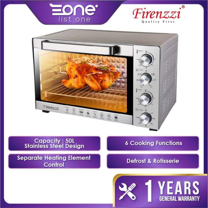 Firenzzi 50L Stainless Steel Professional Counter Top Oven TO-4050 SS ...