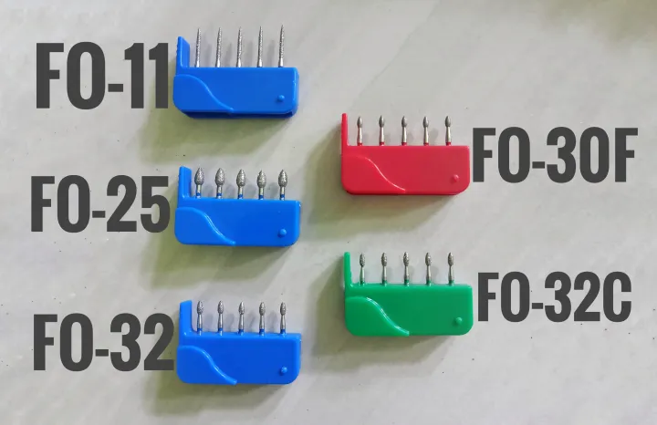 mata bor gigi dental burs highspeed diamond flame ogival | Lazada Indonesia