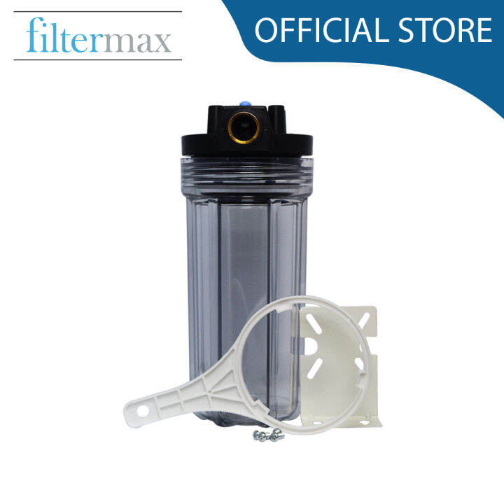 Filtermax TC 3/4 Clear Housing with Spanner/Bracket | Lazada PH