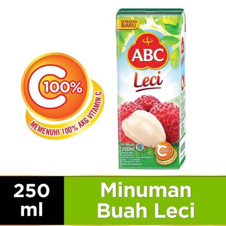 JUS LECI ABC 250ML LYCHEE JUICE MINUMAN BUAH | Lazada Indonesia