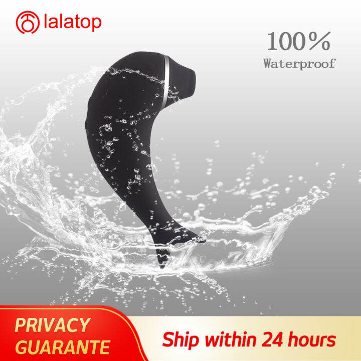 Lalatop Fish Breathing Sucker Silicone Vibrator 20 Vibrations Breast ...