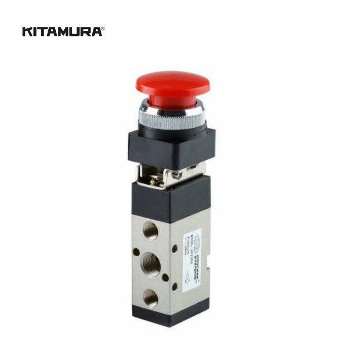 Mechanical Valve Push Lock Pneumatic 5/2 1/4" | Lazada Indonesia
