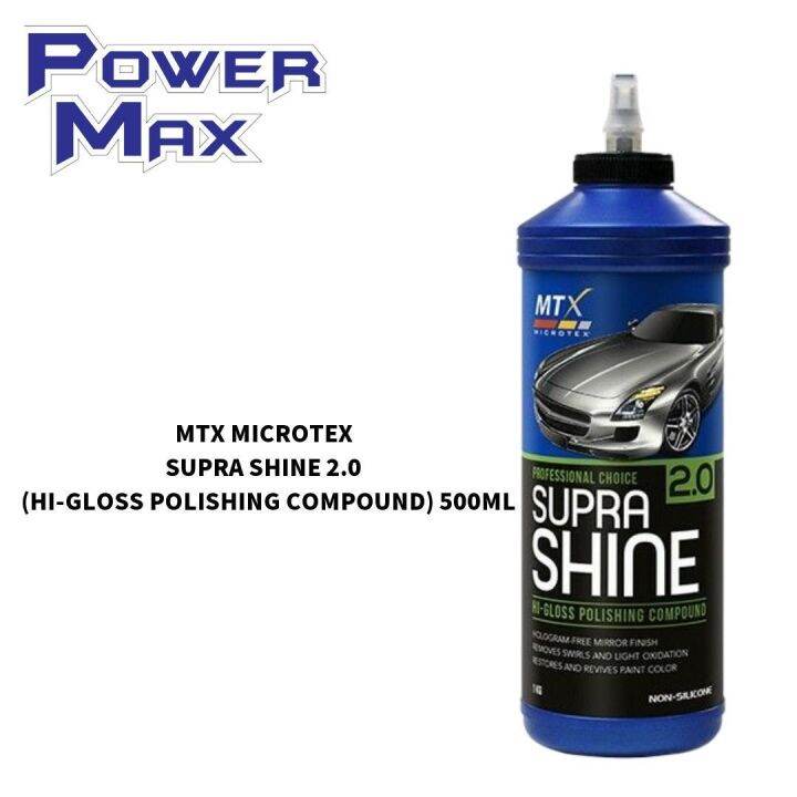 MTX MICROTEX SUPRA SHINE 2.0 (HI-GLOSS POLISHING COMPOUND) 500ML | Lazada