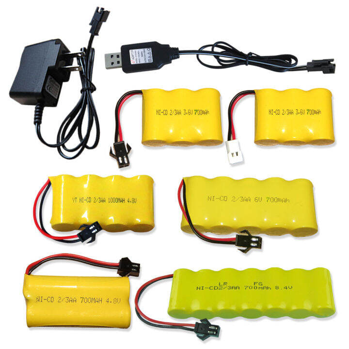 Baoyou Transformer rechargeable battery 3.6V 4.8V 6V 8.4V 2/3AA battery ...