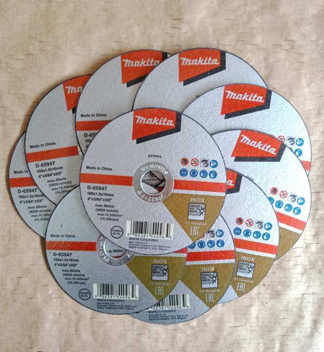 Makita D-65947 Cut-off Wheel 100mm (4") / Cutting Disc 4" | Lazada PH