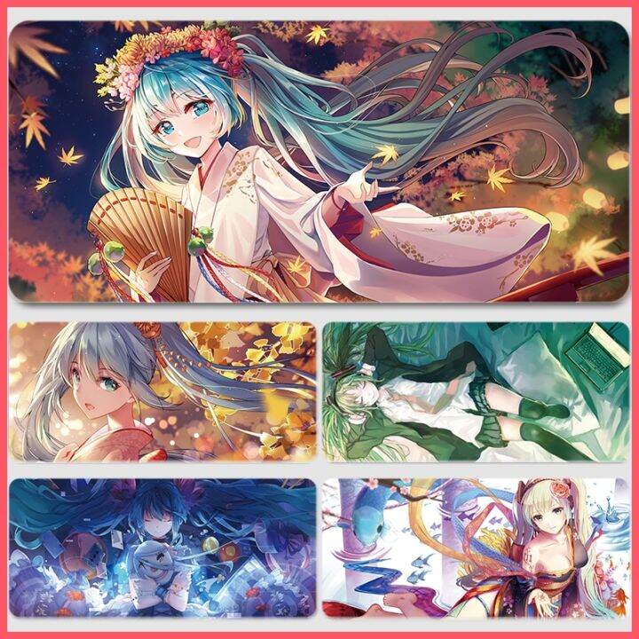 Hatsune Miku] mouse pad super large anime table mat girl female | Lazada PH