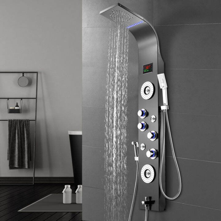 Enpu 304 stainless steel shower screen shower shower set shower screen ...