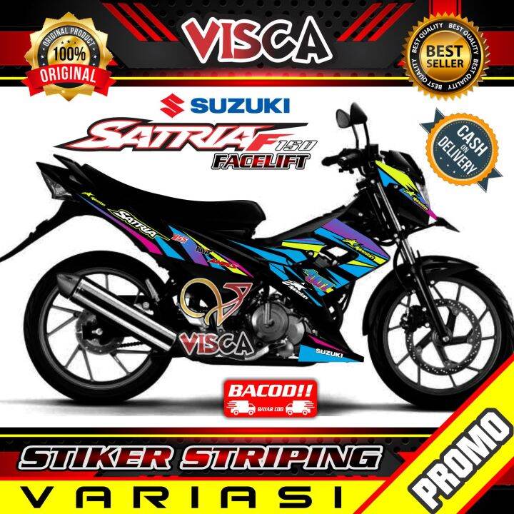 Stiker Striping Satria Fu Facelift Variasi Racing | Lazada Indonesia