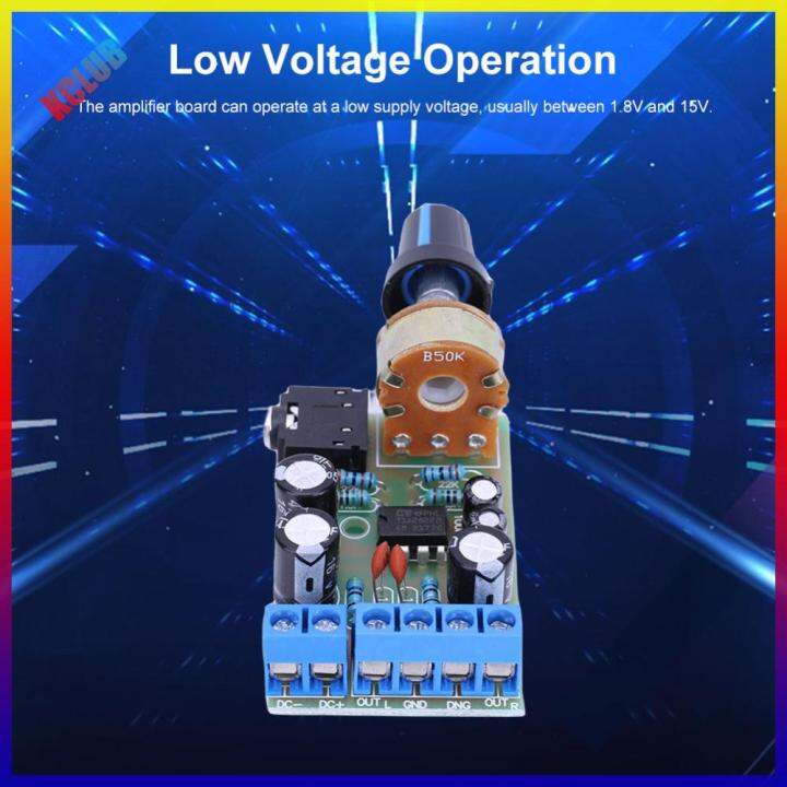 TDA2822M Stereo Audio Power A-mplifier Board DC1.8-12V 2.0 Channel ...