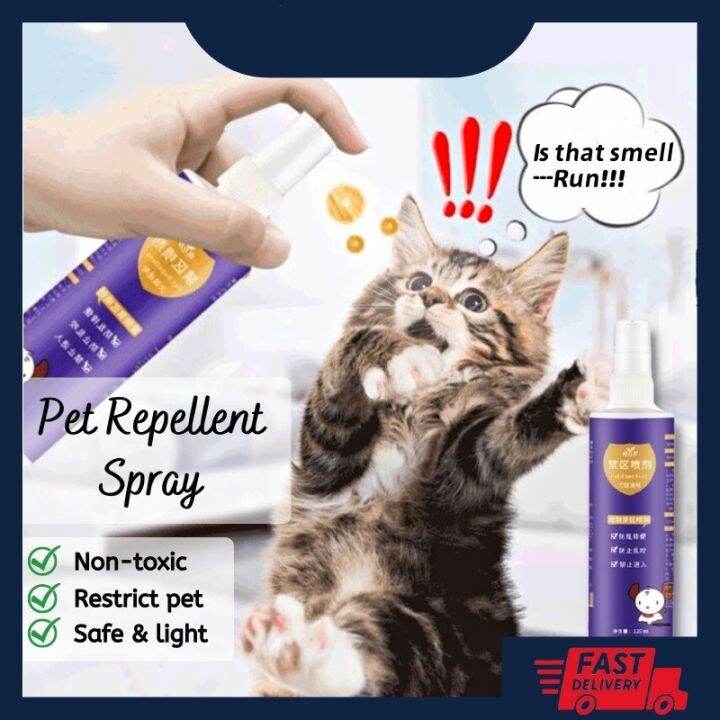 120ml Pet Cat Repellent Spray Indoor Outdoor Pet Cat Dog Training ...