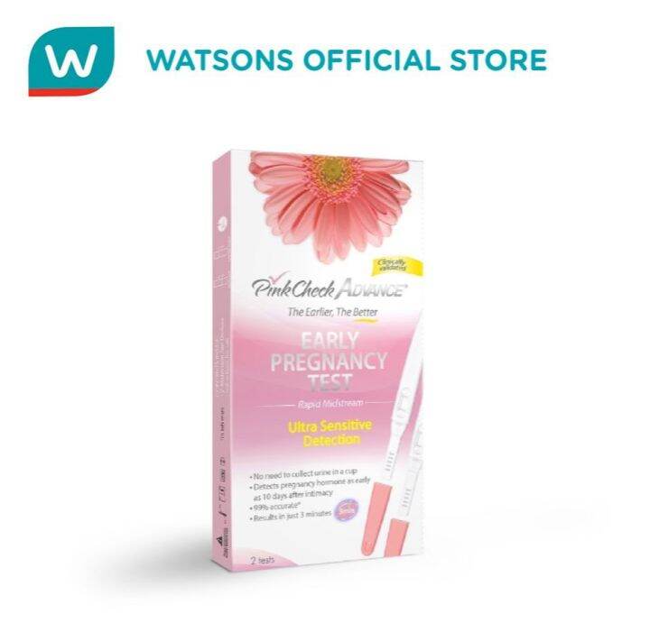 PINKCHECK Advance Midstream Early Pregnancy Test Kit 2s | Lazada PH