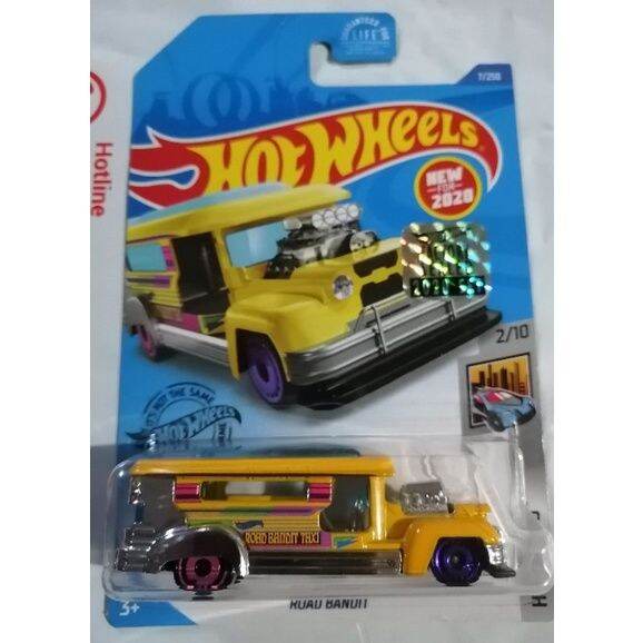 j1SHot Wheels Road Bandit HW Metro Red Yellow Violet diecast toy car ...
