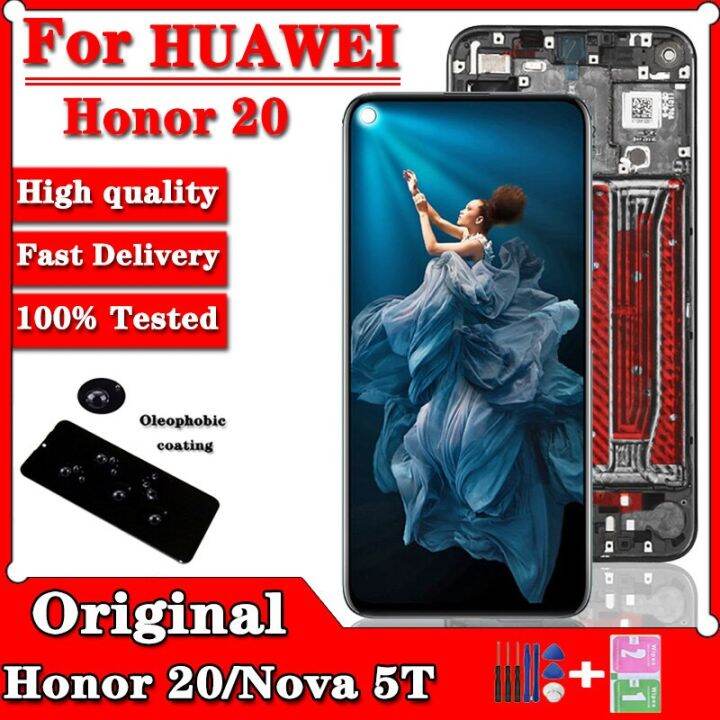 6.26 "ของแท้สำหรับหน้าจอดิจิตอลเกียรติยศ20สัมผัสหน้าจอ LCD สำหรับ YAL ...