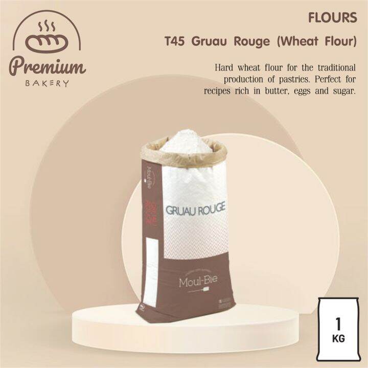 Moul-Bie | T45 Gruau Rouge (wheat flour) - 1kg | Lazada.co.th