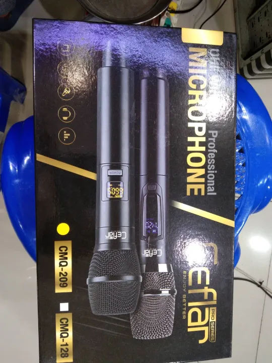 Ceflar CMQ-209 uhf wireless professional microphone | Lazada.co.th