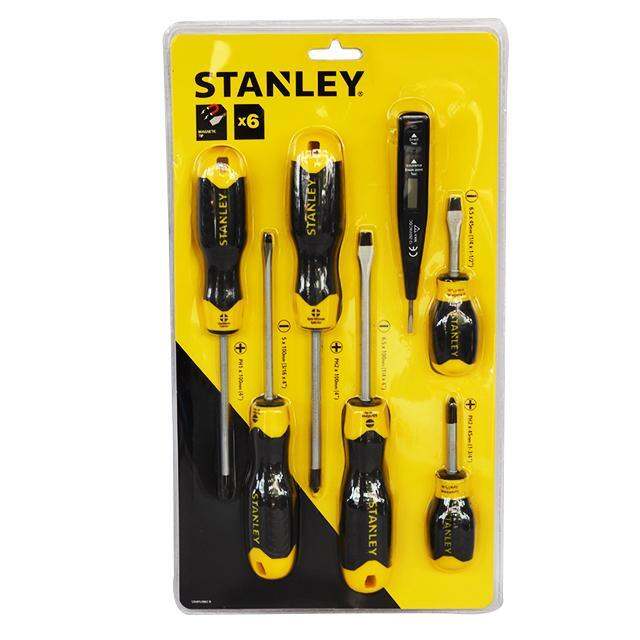 STANLEY 6-Pcs Magnetic Tip Screw Driver Set (STHT92002-8) | Lazada