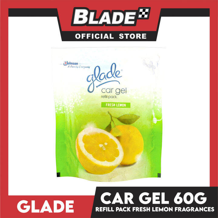 Glade Car Gel Refill Pack, Air Freshener 60g (Fresh Lemon) | Lazada PH