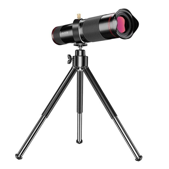 48X HD Telephoto Lens for Smartphone Powerful Zoom Monocular with ...