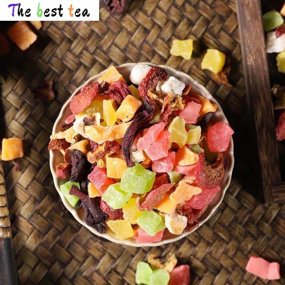 (จัดส่งด่วน) Fruit Granules Tea Dry Mixed Fruit Tea Paris Champs Flower ...