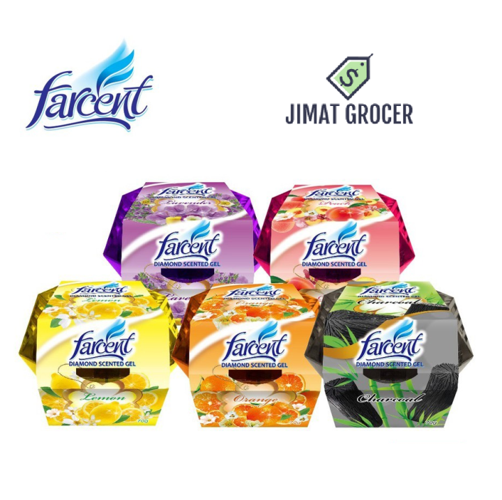 Farcent Diamond Scented Gel Air Refresher 70g | Lazada