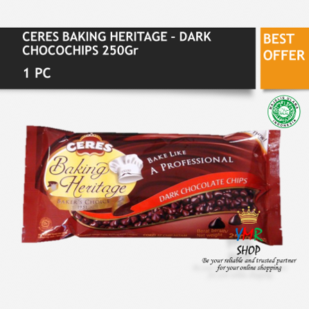 Ceres Baking Heritage Choco Chips Dark Milk Candy Shell 250Gr | Lazada ...