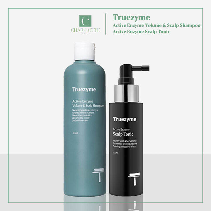 [Charlotte Seoul] 1+1 Truezyme Active Enzyme Scalp Tonic 100ml + Volume ...