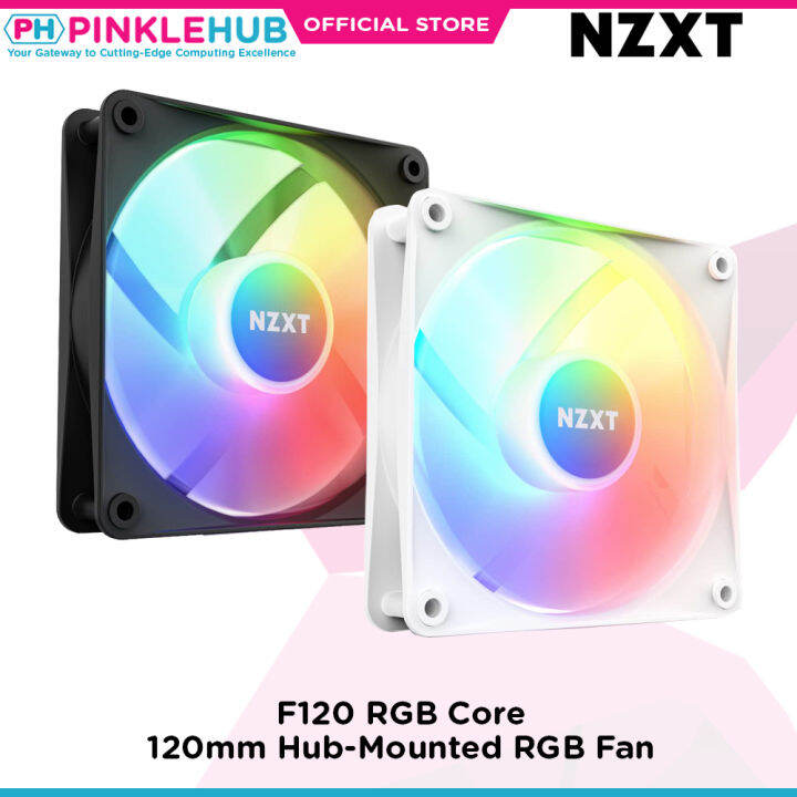 PinkleHub | NZXT F120 RGB Core 120mm Hub-Mounted RGB Fan (SINGLE PACK ...