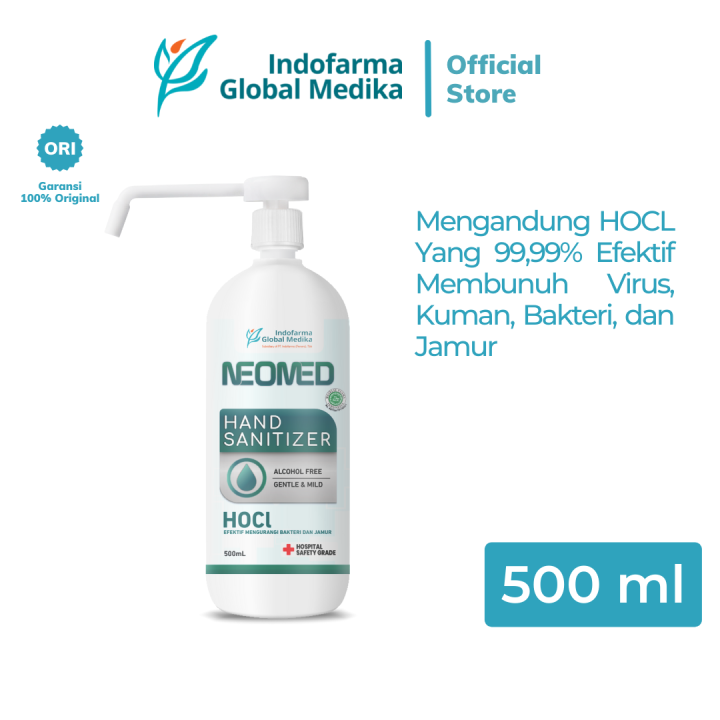 Neomed Hand Sanitizer Non Alkohol HOCl Spray 500 ml / Antiseptik ...