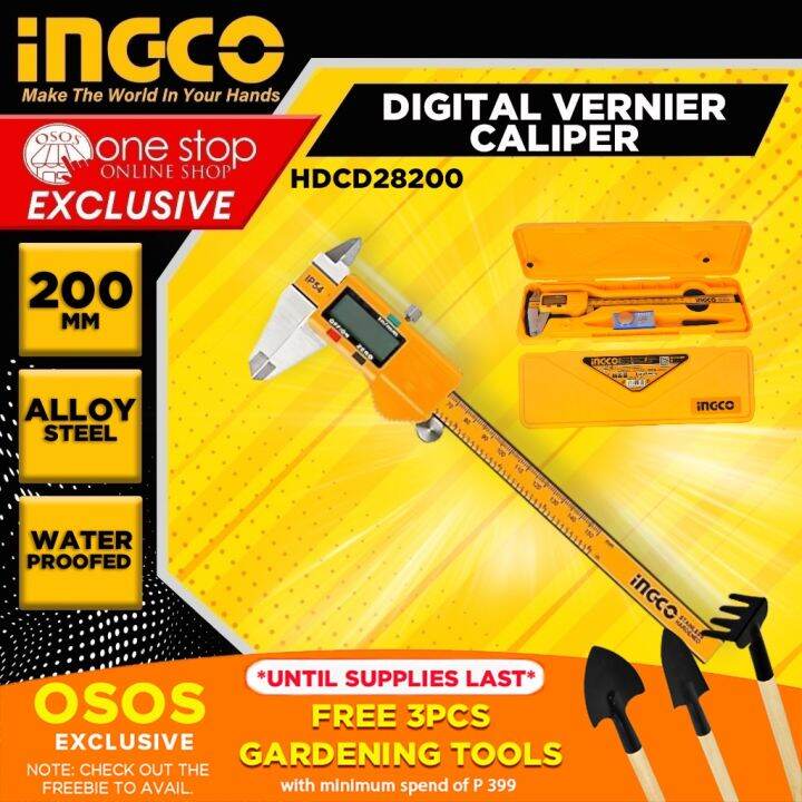 Ingco Original Digital Caliper HDCD28200 •OSOS• | Lazada PH