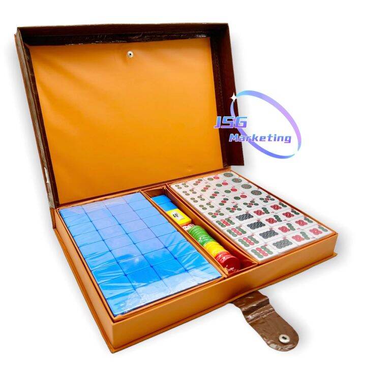 Mahjong set with number (Blue) standard size | Lazada PH