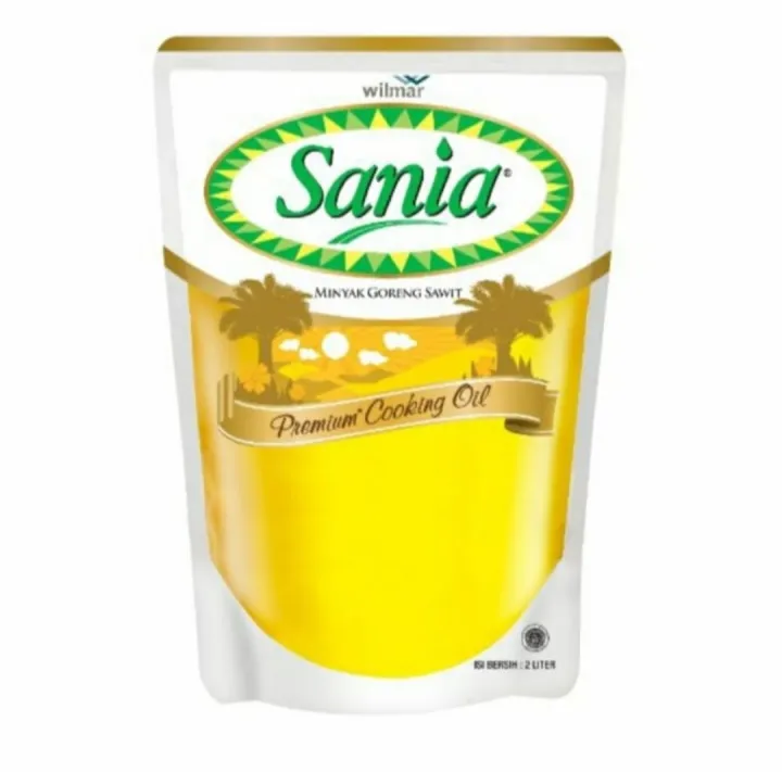 Sania Minyak Goreng Sawit Premium Cooking Oil Pouch 2 Liter - Sania ...