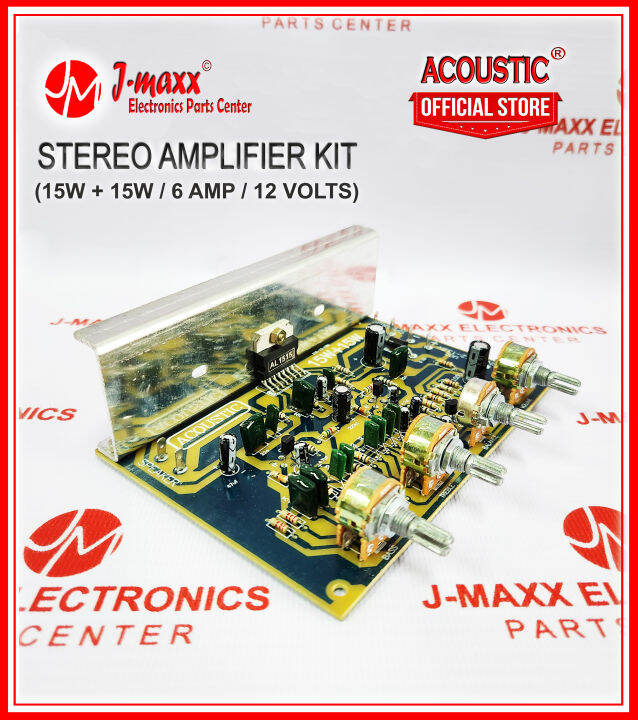 ACOUSTIC AMPLIFIER KIT 15W + 15W STEREO (12V, 6AMP) | Lazada PH