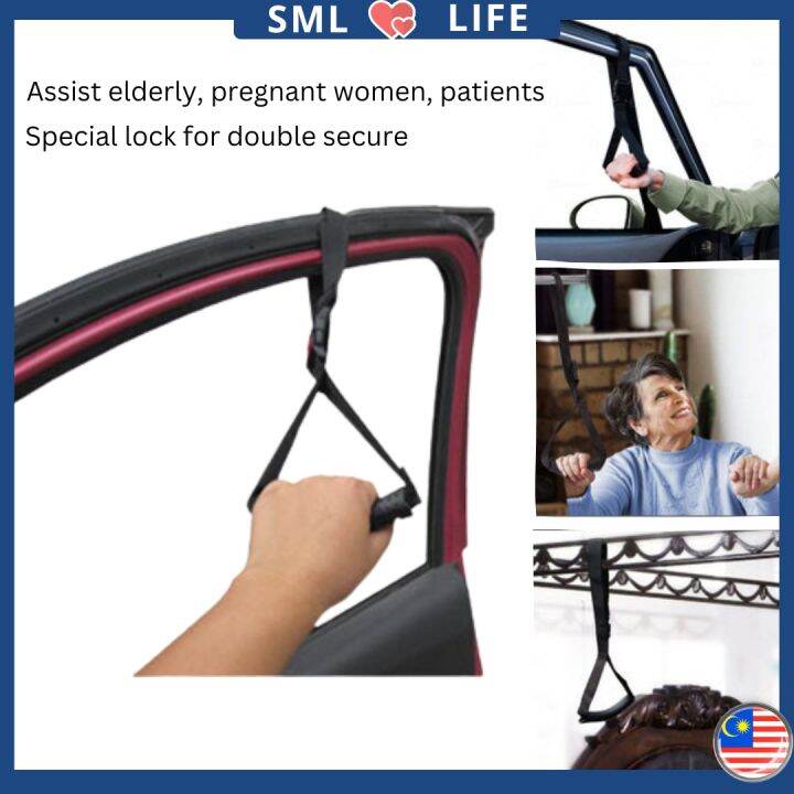 Standing Transfer Grab Handle Support Adjustable Strap Disabled Car OKU ...