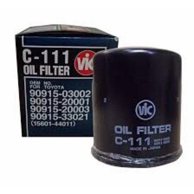 Original Vic Oil Filter C-111 Fortuner/ Innova/ Rav4/ Hiace/ Hilux ...