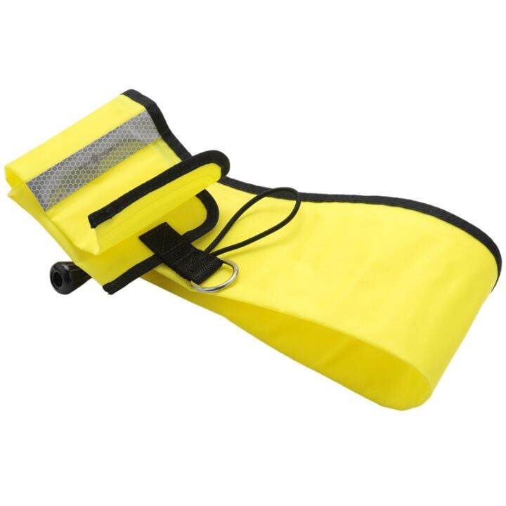 1M Scuba Diving Inflatable SMB Surface Signal Marker Buoy Visibility ...
