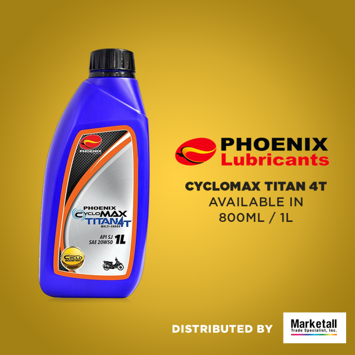 Phoenix lubricant cyclomax titan 4T 800ml | Lazada PH