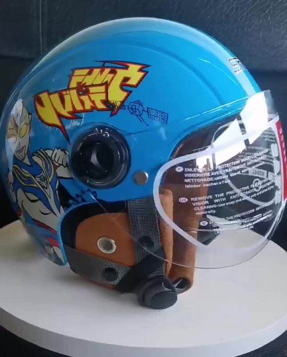 3c Certified Flash Shield Children's Helmet Cute Cartoon Electric Car ...