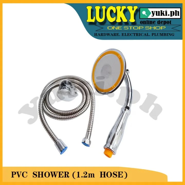 direct deal PVC ROUND HIGH-PRESSURE WATER SAVING SHOWER SET 6 W HOSE（1 ...