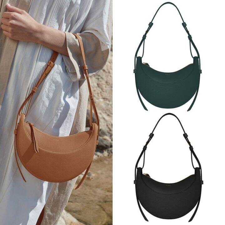 The Original light French luxury small handbag Polene meniscus package ...