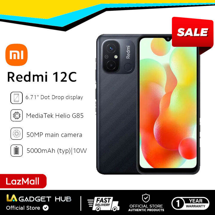 XIAOMI Redmi 12C - 4GB+128GB - Android - By LA Gadget Hub | Lazada PH