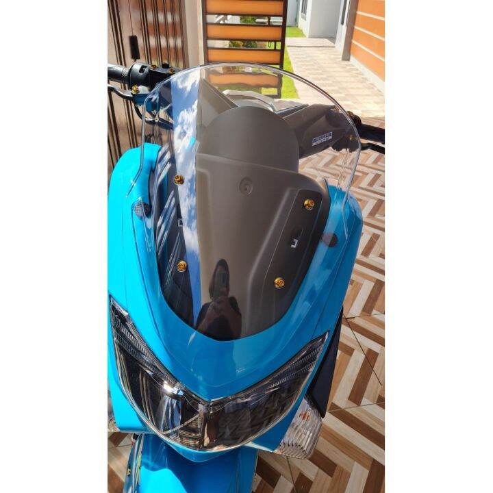 New for NMAX V1 V2 DS4 BM Visor Windshield w FREE Thai Stickers 2019 ...