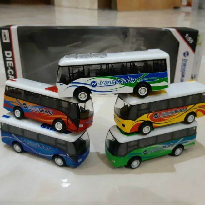 DIECAST BUSWAY TRANSJAKARTA - MINIATUR BUS MAINAN ANAK BIS EDUKATIF ...