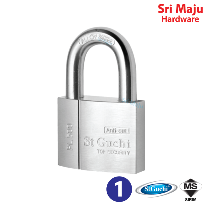 MAJU St Guchi SGPL 500 (1’s) Anti Cut Quality Pad Lock Security Padlock ...