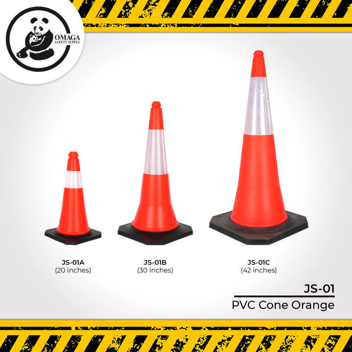 cod Omaga Safety Traffic Cone Safety Cone PVC Traffic Cones Material ...