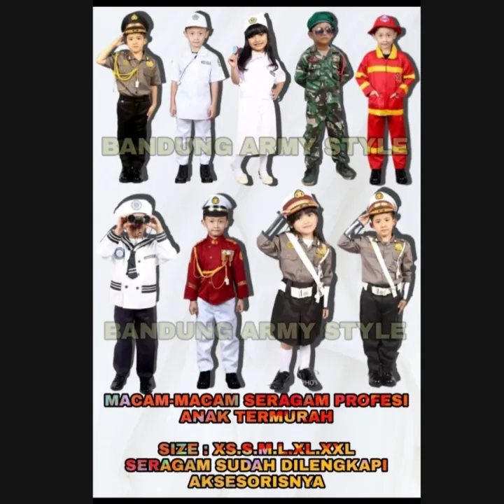 SERAGAM PROFESI ANAK . POCIL ANAK .SERAGAM KARNAVAL ANAK.PAKAIAN ANAK ...