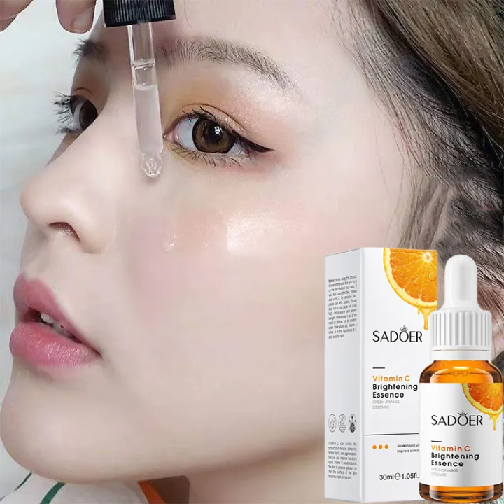 【Lorzi】【3/5PCS】SADOER Vitamin C Facial Serum Whitening Brightening Moisturizing Improve ...