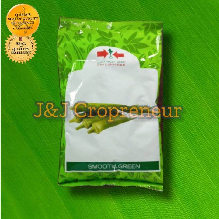 SMOOTH GREEN OKRA OPV 1 KILO ORIGINAL PACKING (EAST WEST SEEDS) | Lazada PH